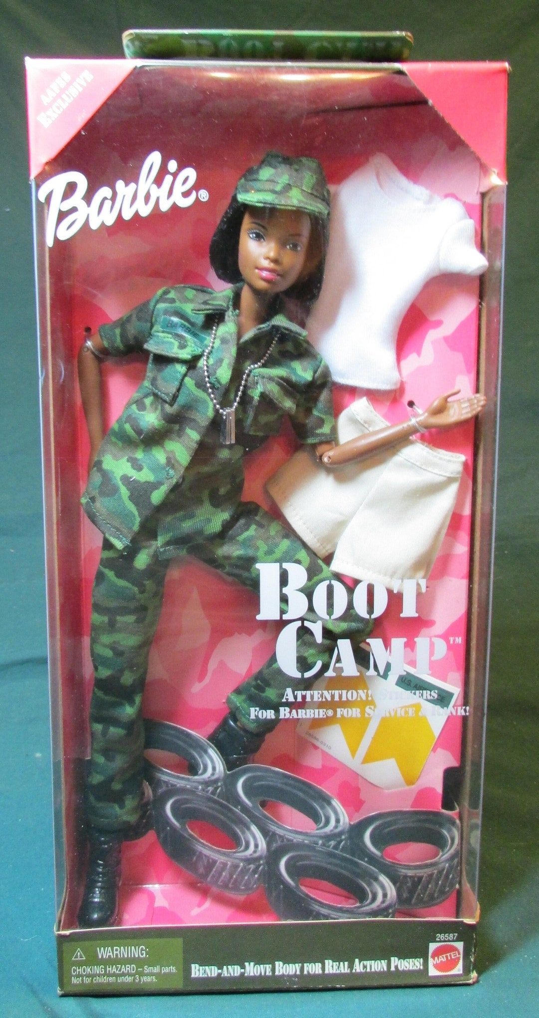 Barbie Boot Camp Doll African Amer 1999 NRFB 26587 - Etsy