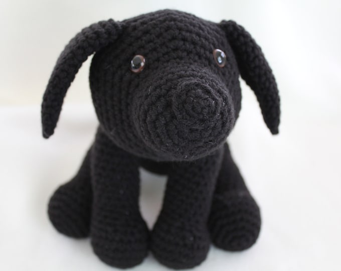 Black Labrador Retriever // Crochet Labrador // Toy Dog // Custom Dog ...