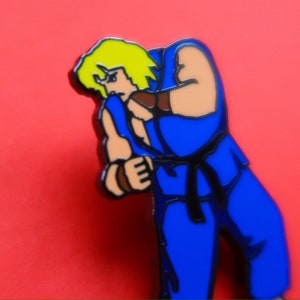 Ken Street Fighter 2 Hard Enamel Pin Arcade Gaming Badge - Sega Game ...