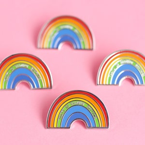 Peep Show That's so Rainbow Rhythms Hard Enamel Pin Badge - Mark ...