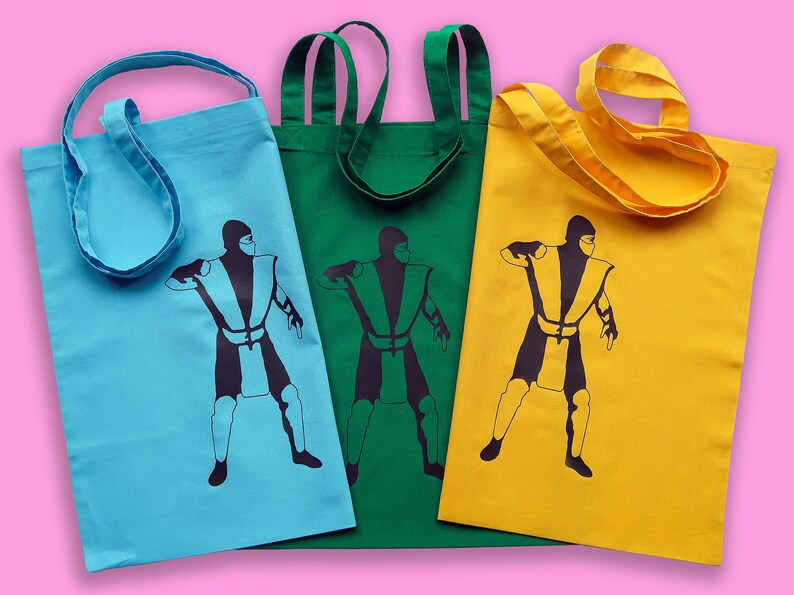 Sub Zero Mortal Kombat Ninja Screen Printed High Quality - Etsy