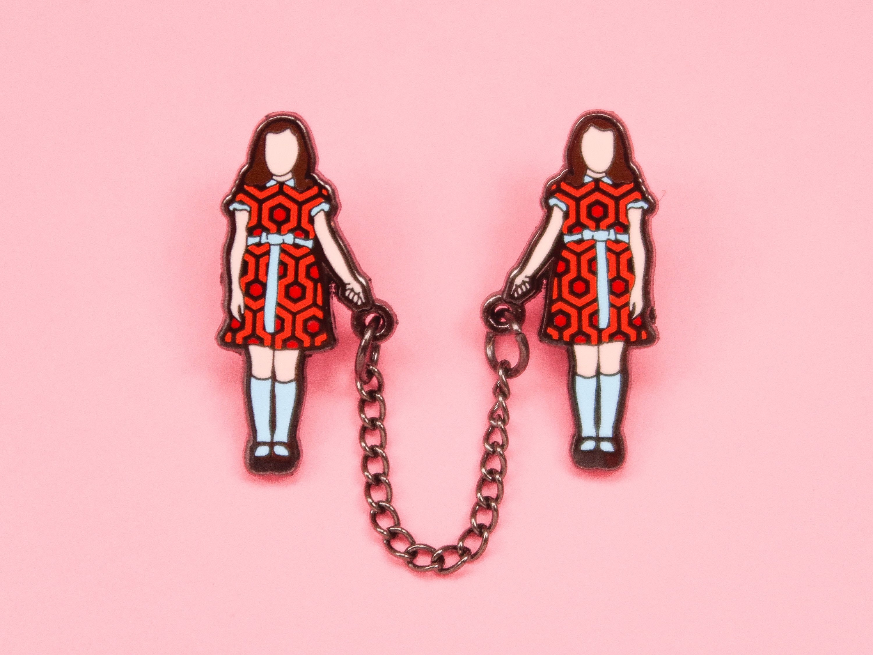 The Shining Twins Chain Pin Overlook Hotel Carpet Hard - Etsy