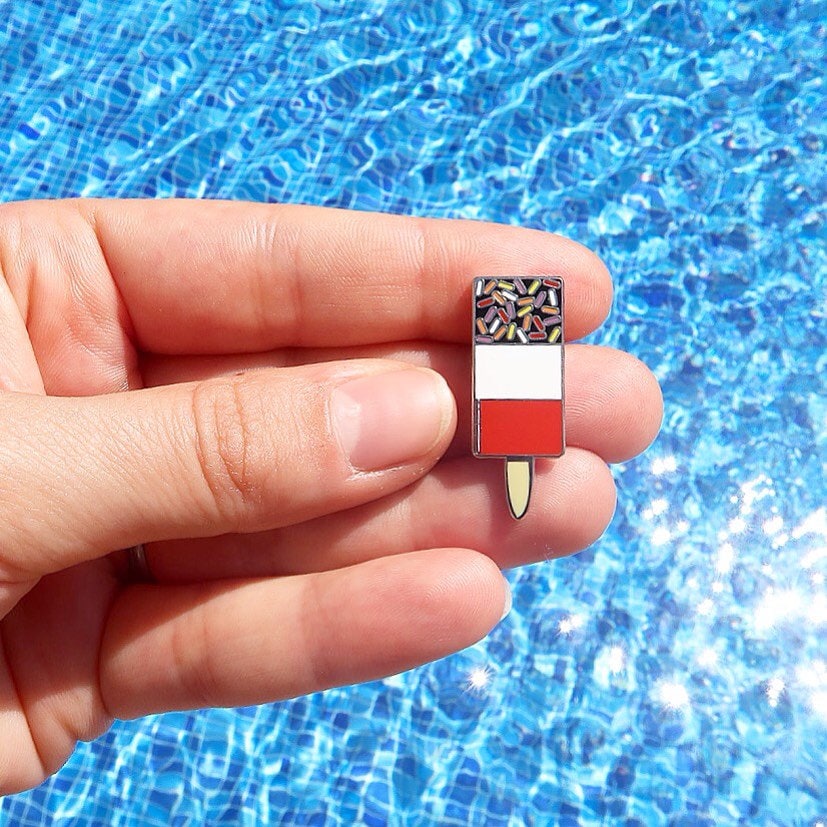 Fab Retro Ice Lolly Hard Enamel Pin Nostalgic Ice Cream Flair - Etsy UK