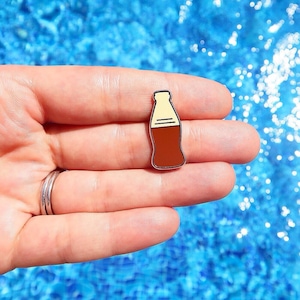 Cola Bottle Sweetie Hard Enamel Pin Candy Badge Penny Sweet Retro Tuck ...