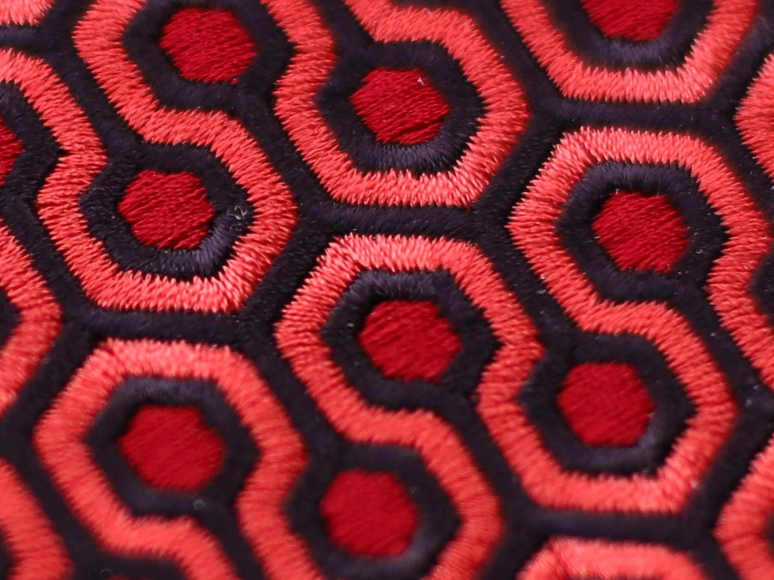 The Shining Carpet Overlook Hotel Hexagon Iron-on Embroidered - Etsy