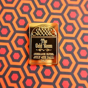 The Shining the Gold Room Sign Shiny Gold Hard Enamel Pin - Stanley ...