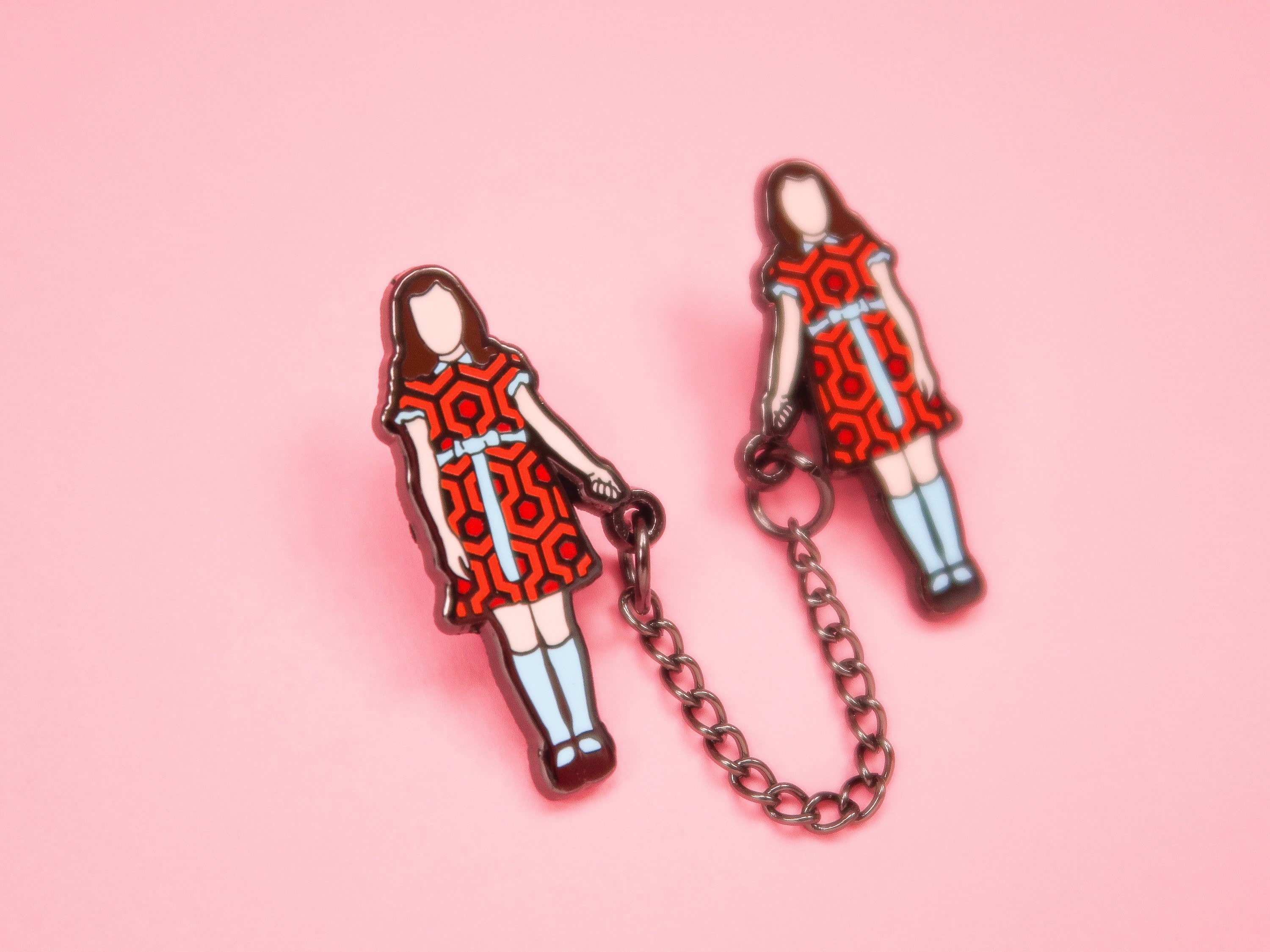 The Shining Twins Chain Pin Overlook Hotel Carpet Hard - Etsy