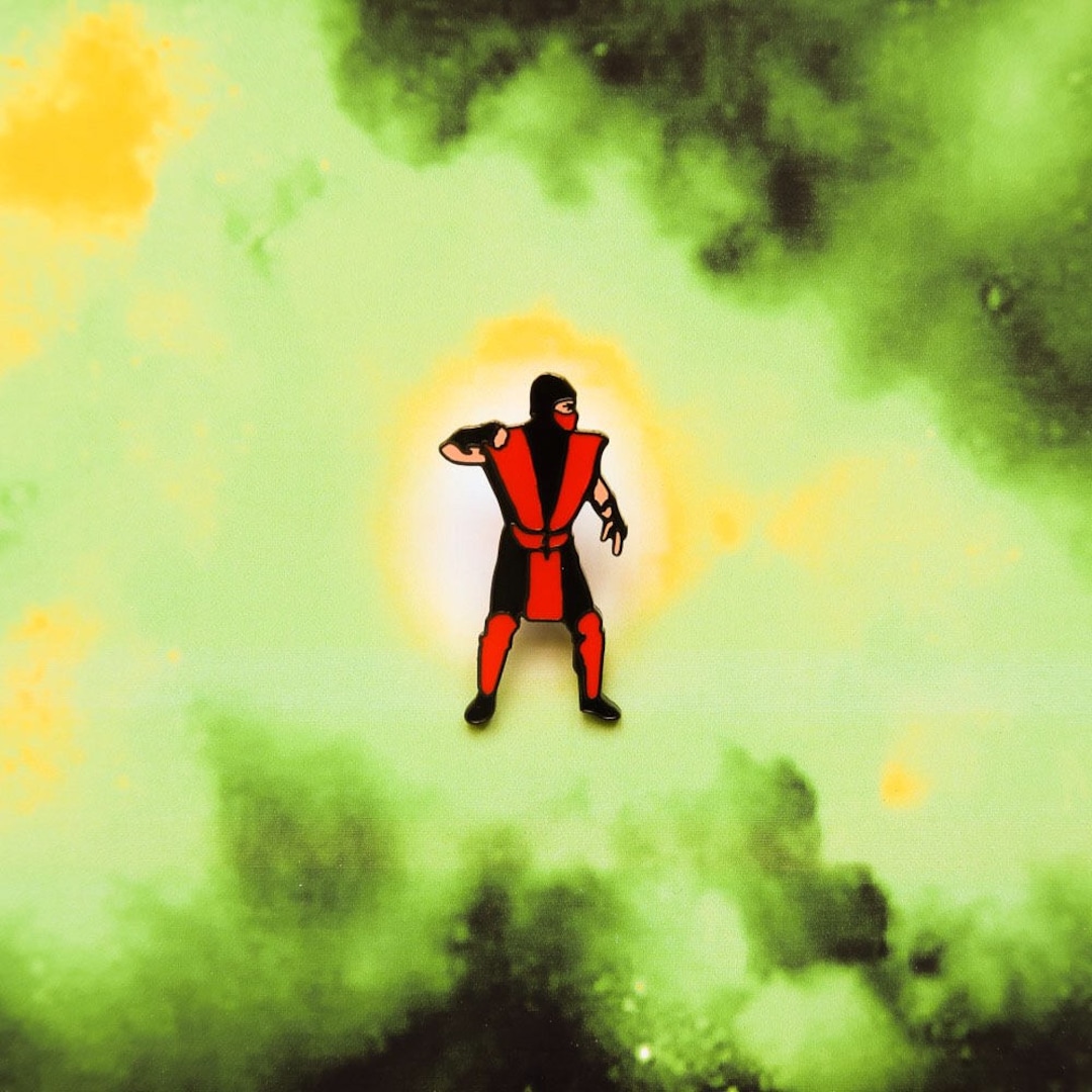 Ermac Mortal Kombat Ninja Hard Enamel Pin Arcade Gaming Badge - Sega ...