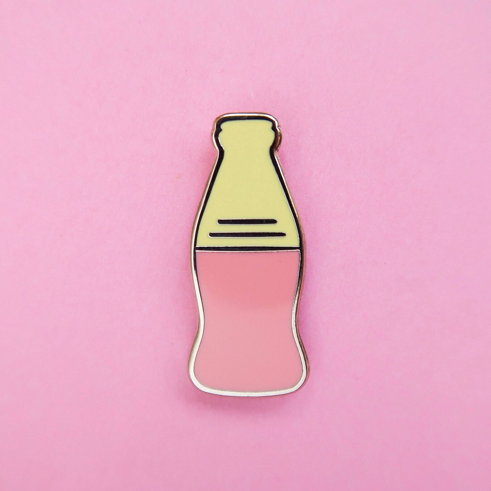 Pink Milk Bottle Sweetie Hard Enamel Pin Candy Badge - Etsy