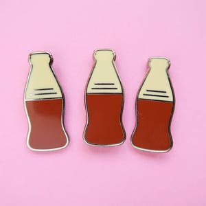 Cola Bottle Sweetie Hard Enamel Pin Candy Badge Penny Sweet Retro Tuck ...