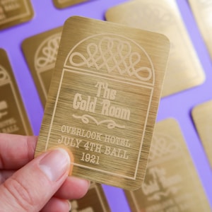 The Gold Room Sign - the Shining Gold Metallic Kiss Cut Sticker ...