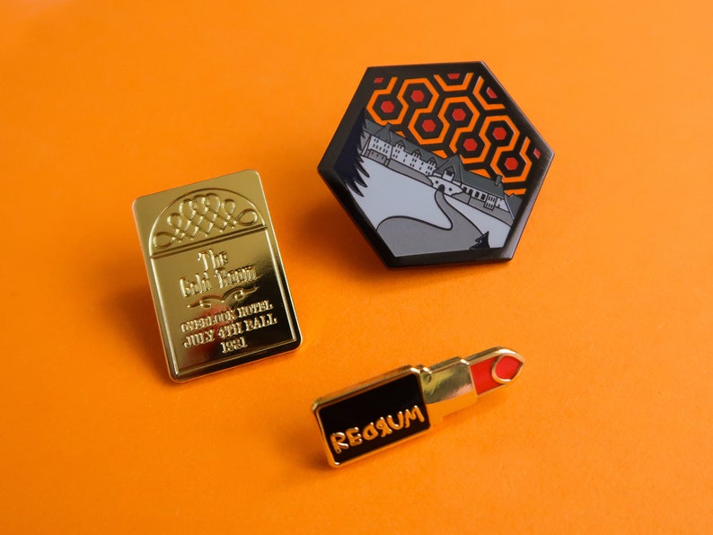 The Shining the Gold Room Sign Shiny Gold Hard Enamel Pin - Stanley ...