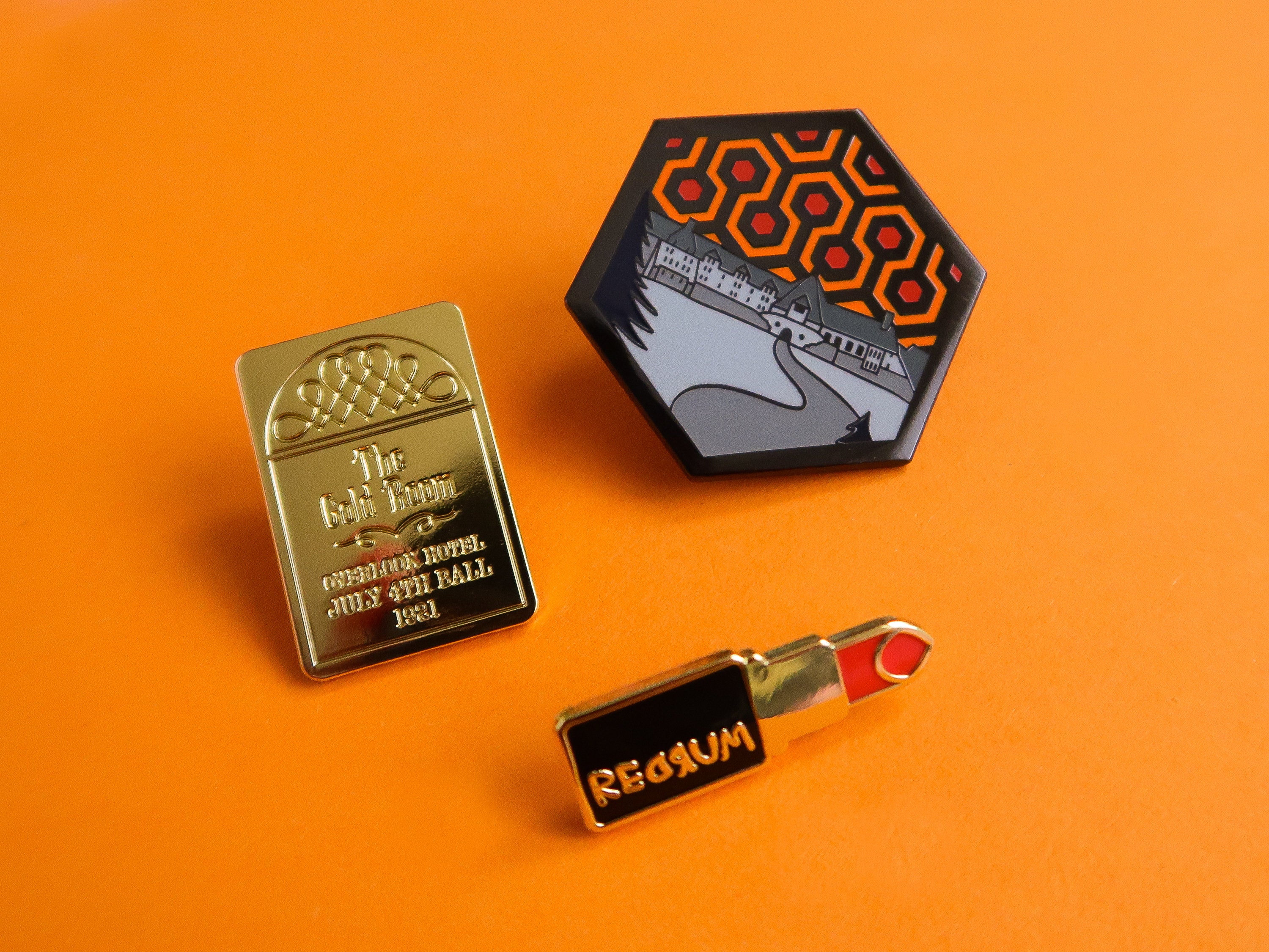 The Shining The Gold Room Sign Shiny Gold Hard Enamel Pin | Etsy