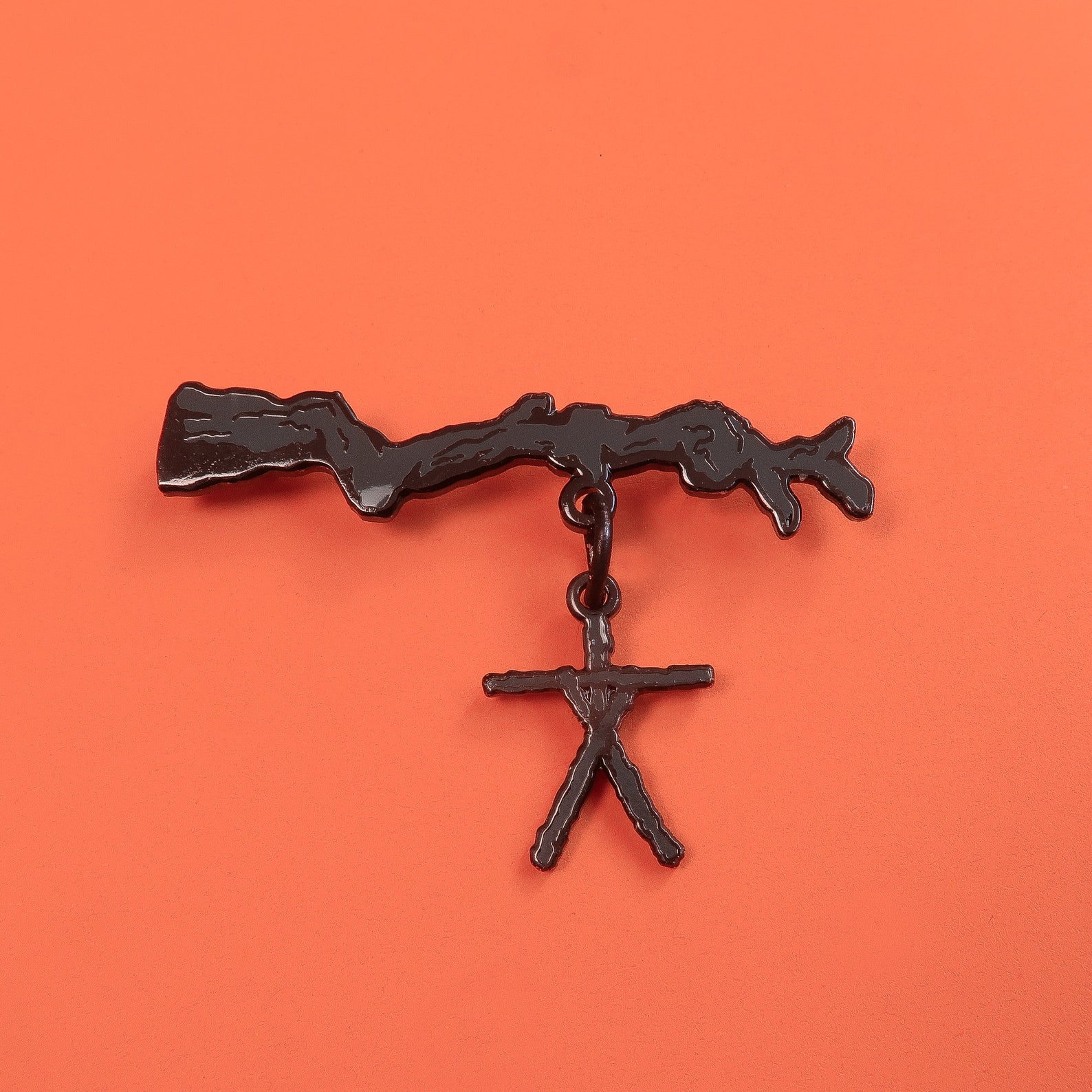 The Blair Witch Project Stick Figure Hard Enamel Pin - Stick Charms ...