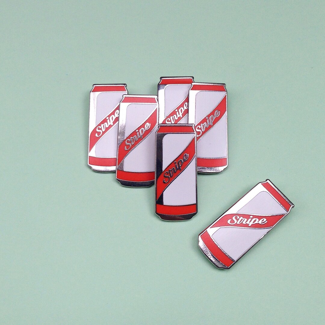 Red Stripe Beer Can Hard Enamel Pin Jamaican Lager Flair Ale Badge - Etsy