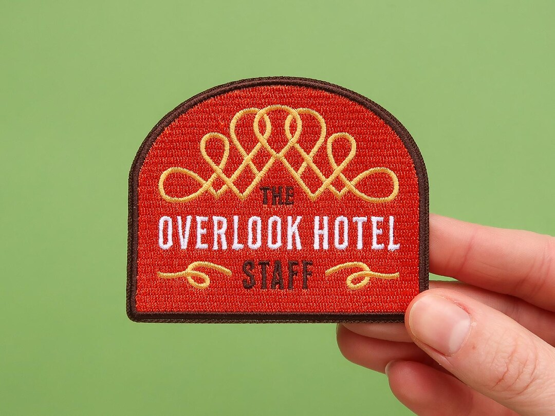 The Overlook Hotel Staff Iron-on Embroidered Patch - the Shining - Stanley Kubrick- Horror Movie ...