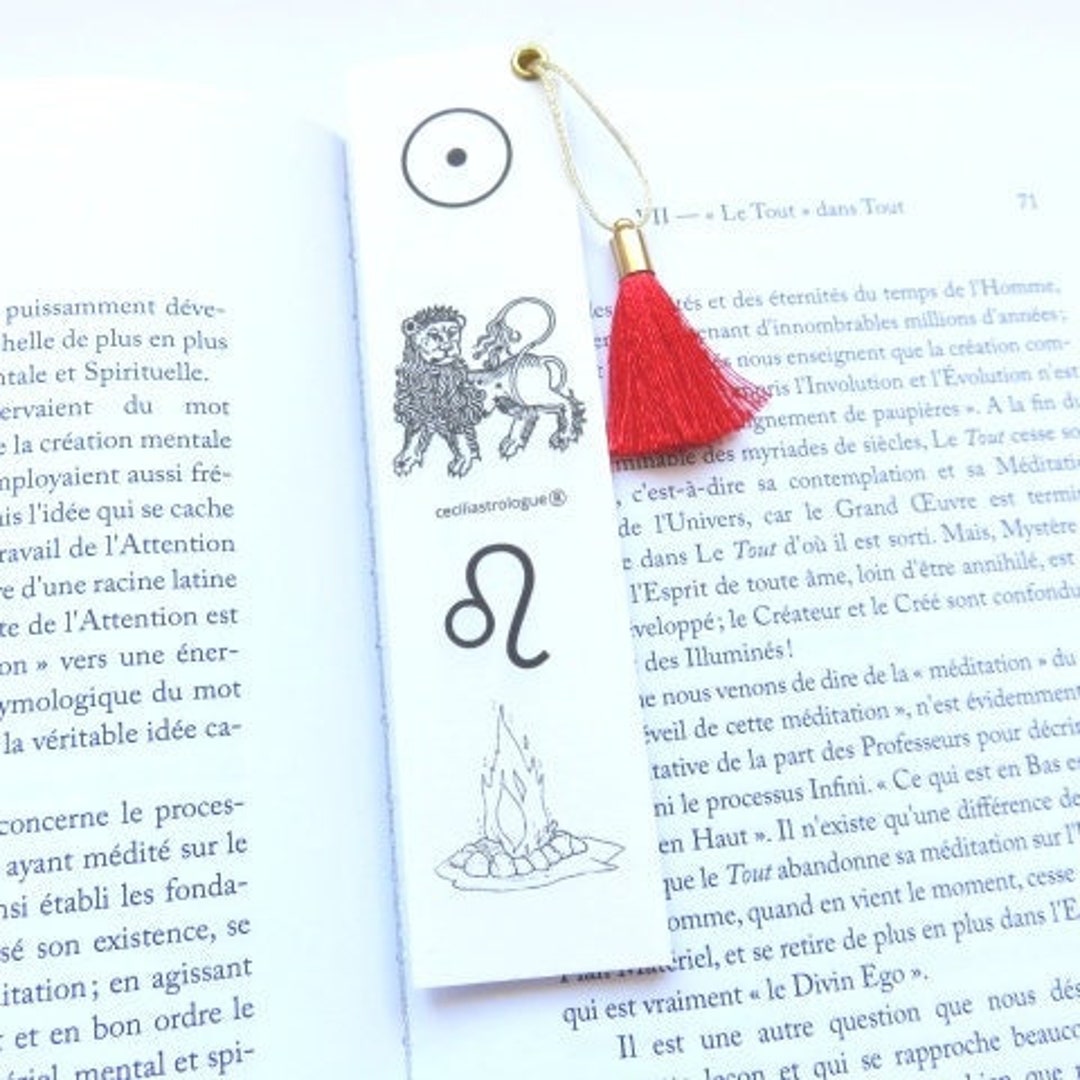 Lion Fragrant Bookmark - Etsy