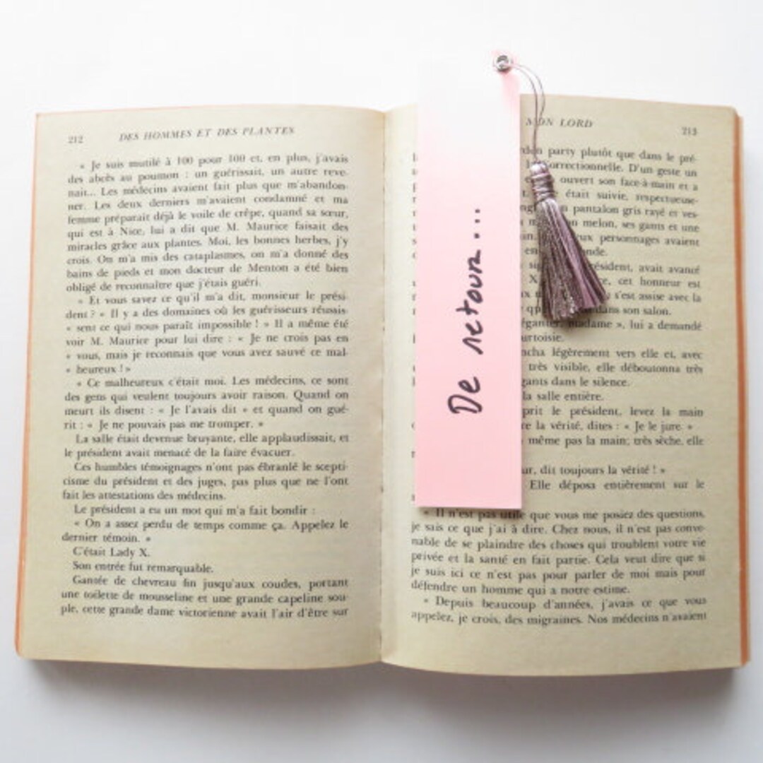 Personalize and Fragrant Bookmark - Etsy