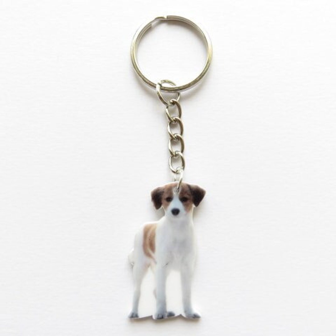 Jack Russell Keychain - Etsy