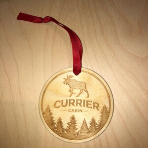 Custom Engraved Wooden Cabin Coasters - Etsy