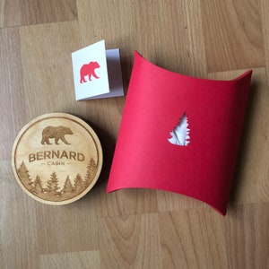 Custom Engraved Wooden Cabin Coasters - Etsy