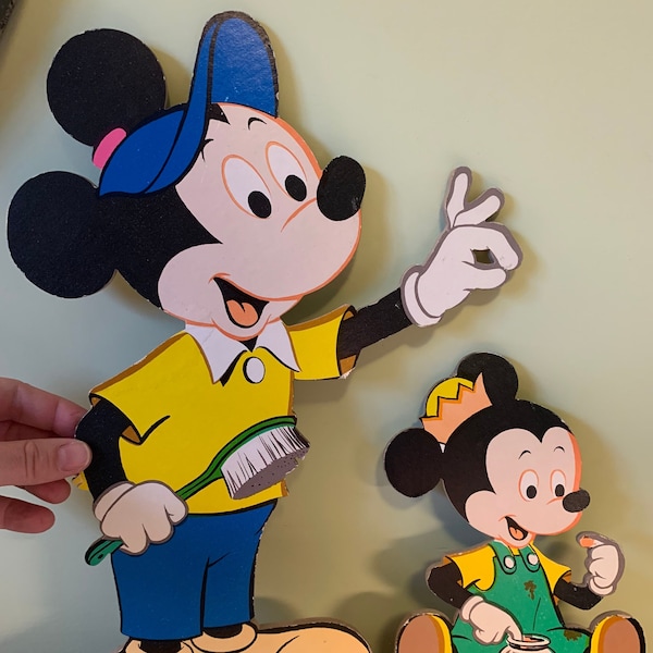 Mickey Mouse Cardboard Cutout - Etsy