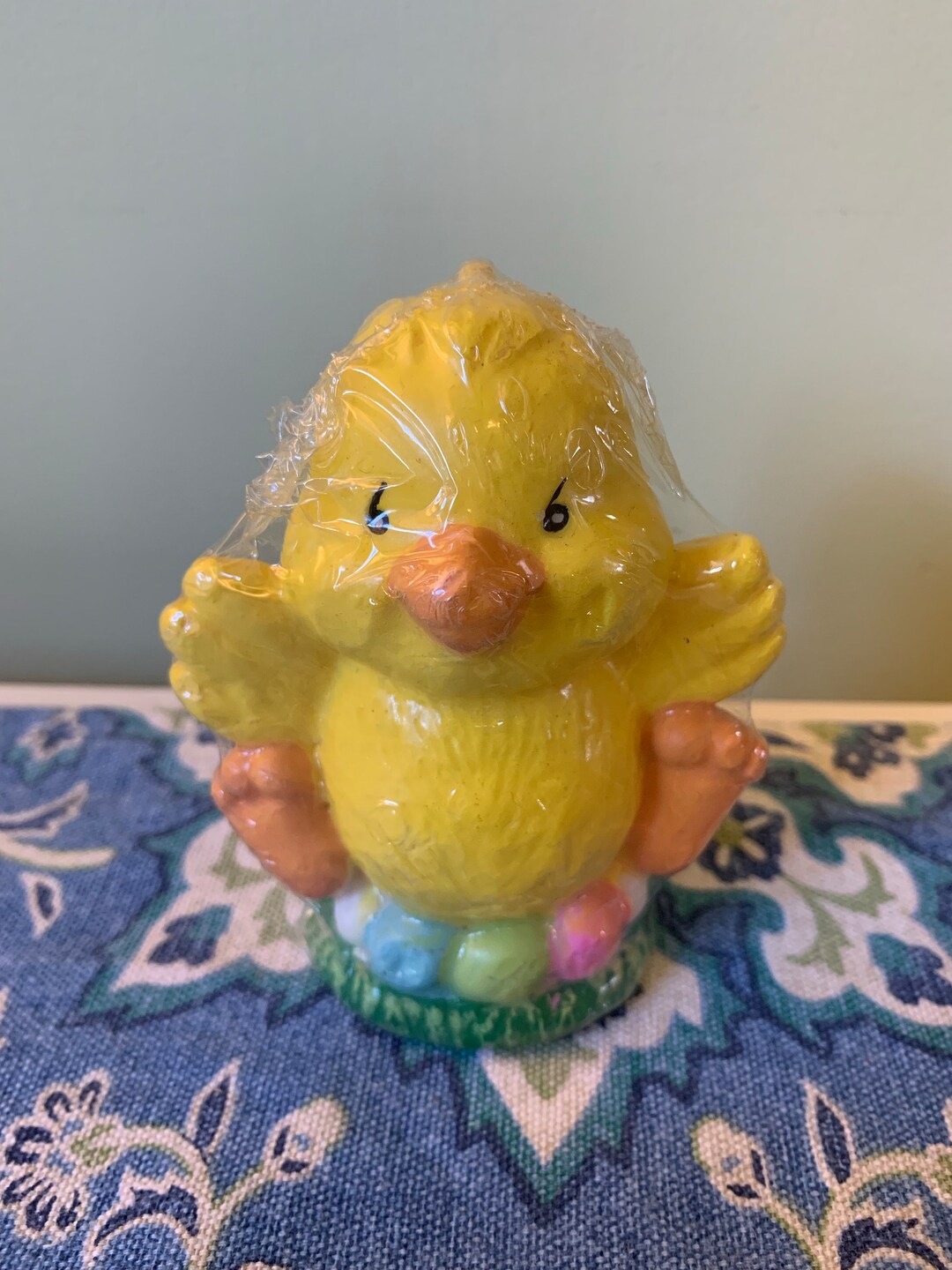 Vintage Easter Unwrapped Chick Candle Easter Gift Chick Easter Cute ...