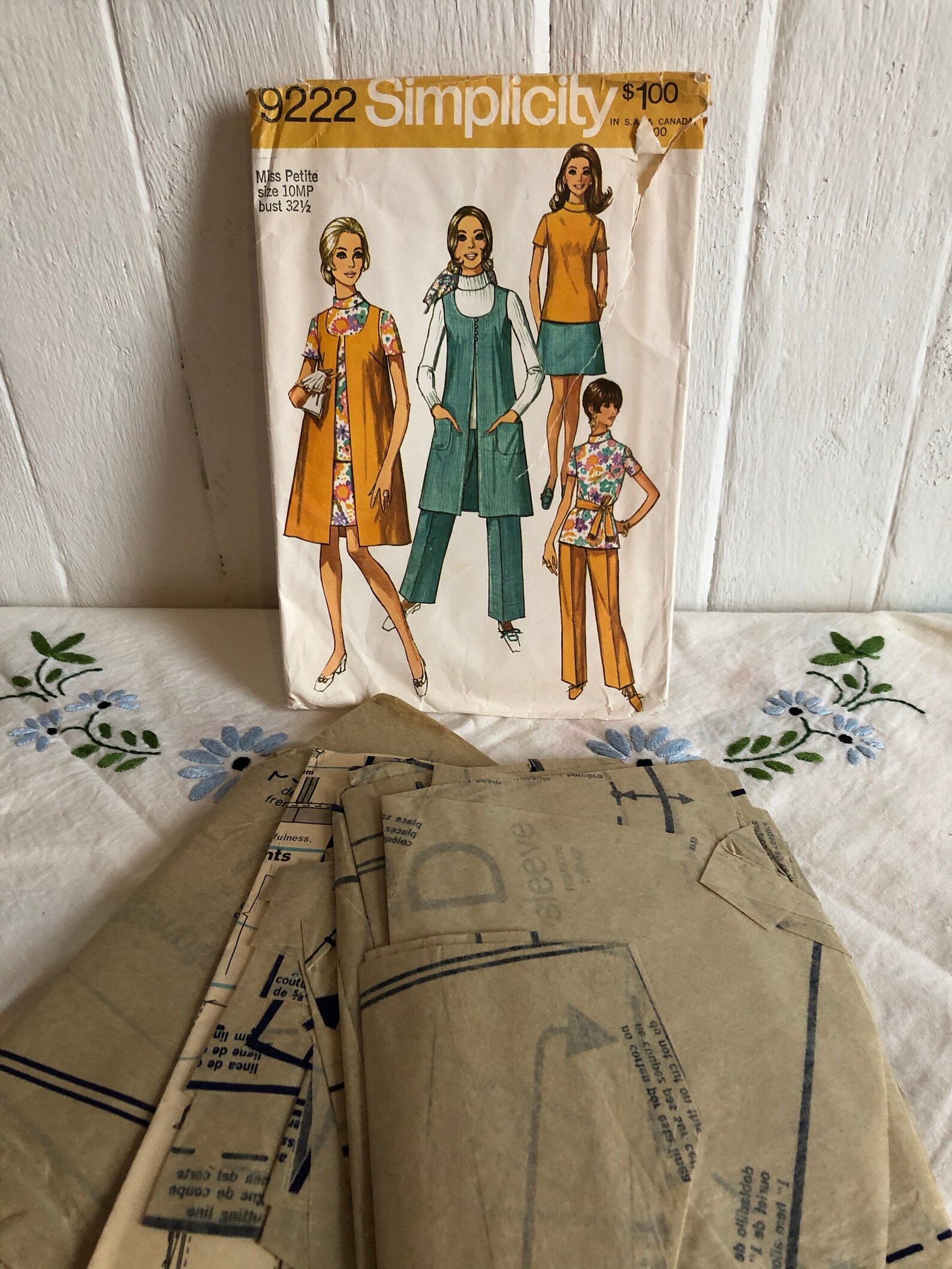 VTG Simplicity 9222 retro 1970's miss small kit pattern - Etsy España