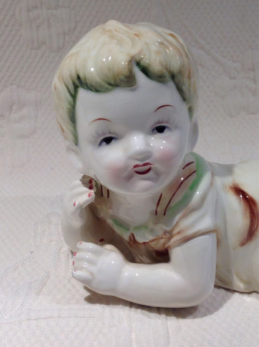 Vintage Bisque Porcelain Baby Piano // Victorian Era Collection ...