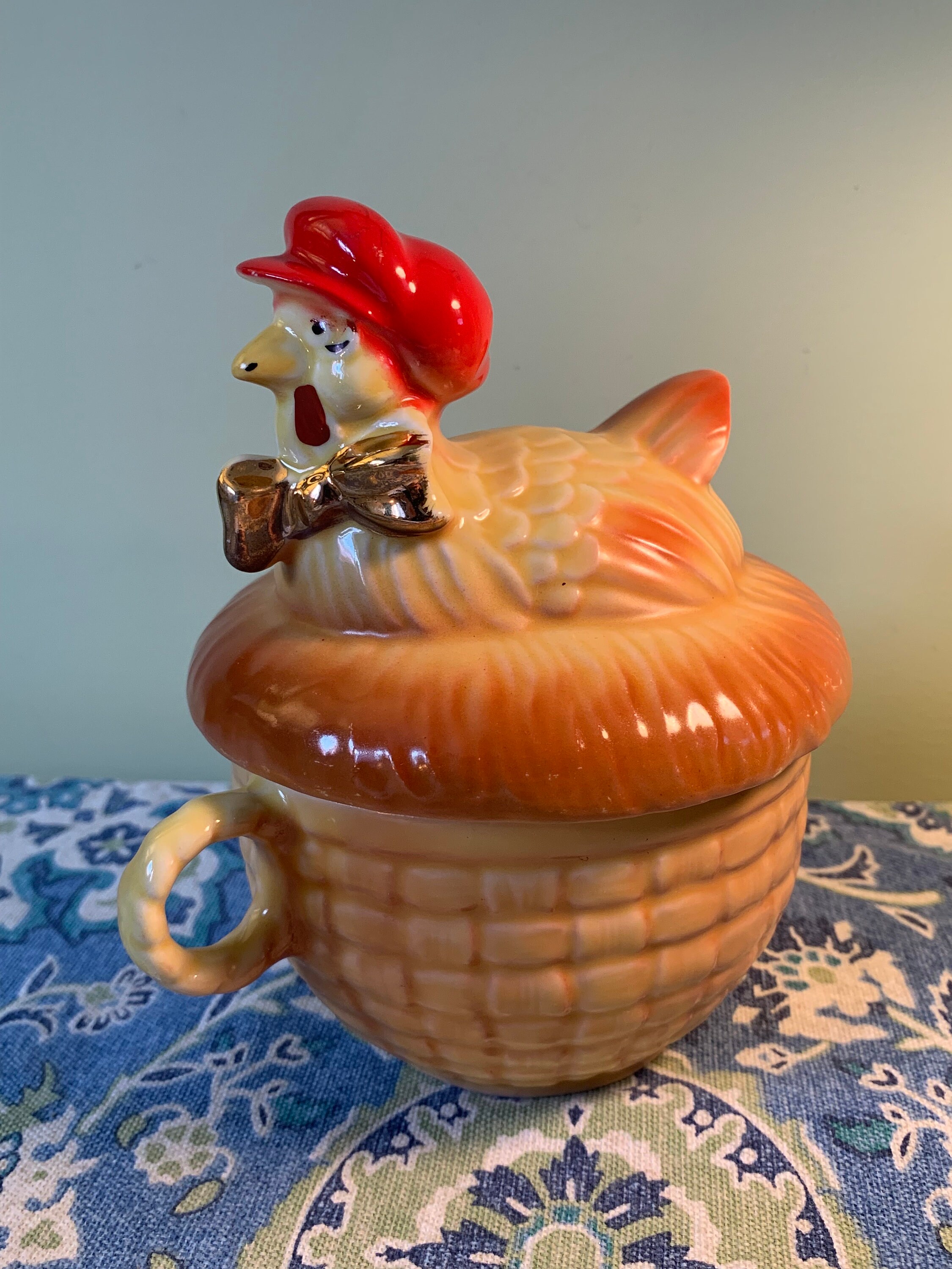 VTG Sugar Pot Hen on Nest Old Macdonald's Farm Series - Etsy