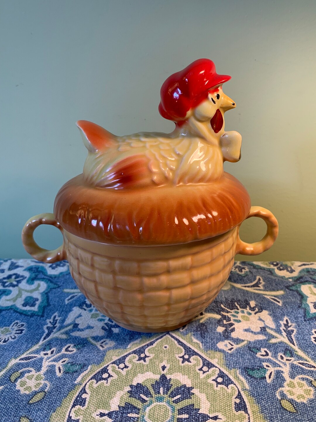 VTG Sugar Pot Hen on Nest Old Macdonald's Farm Series - Etsy