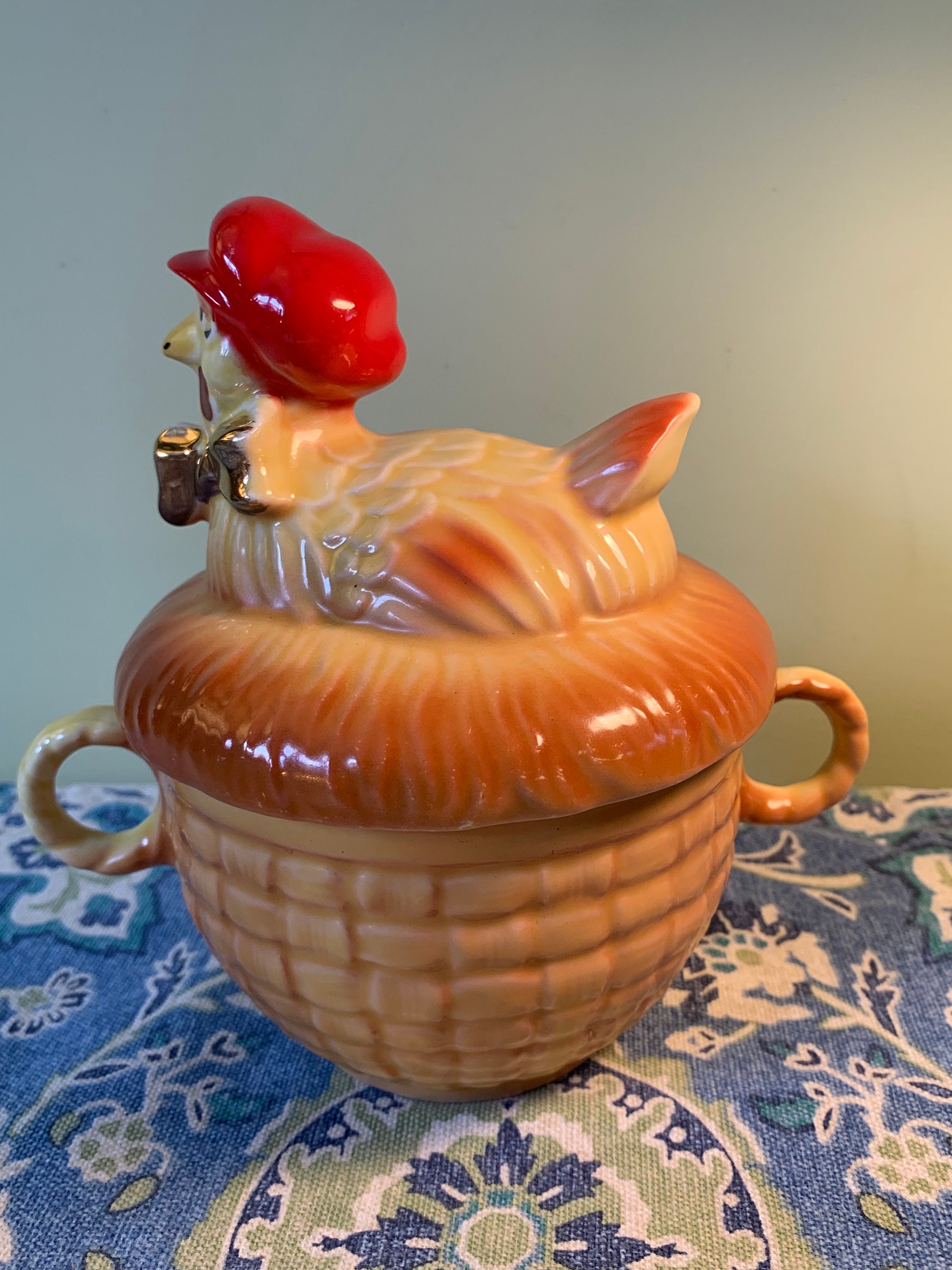 VTG Sugar Pot Hen on Nest Old Macdonald's Farm Series - Etsy
