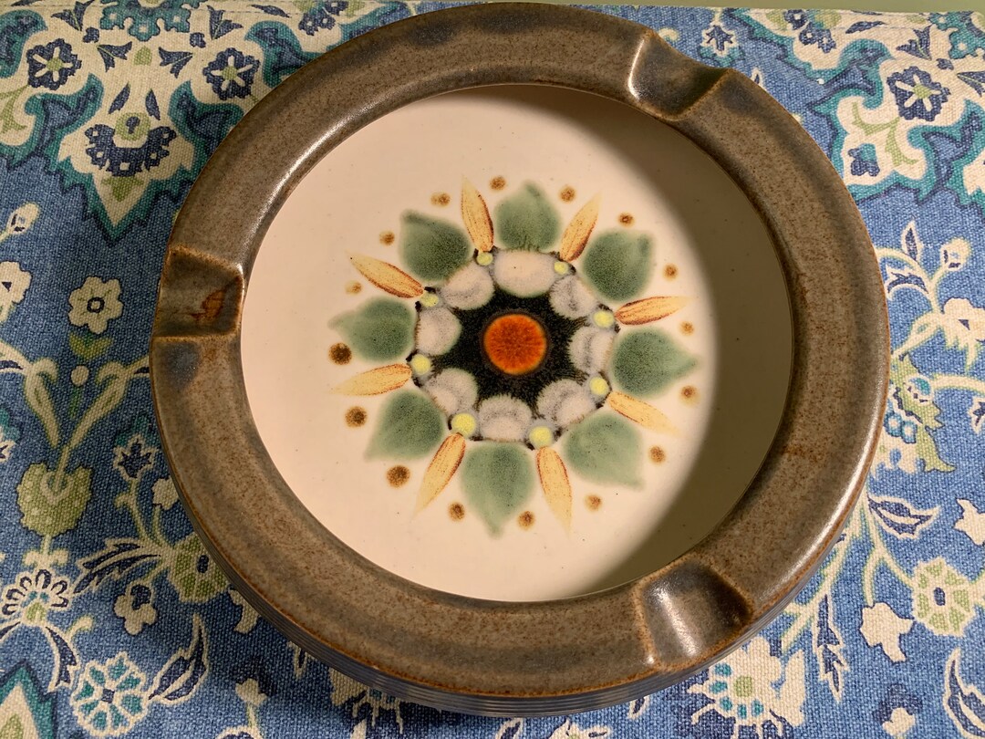 Langley Mill Sherwood Pottery Large Ashtray Pipe Cigar 1970 Man Cave ...