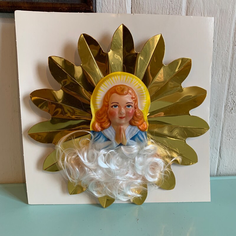 Tinsel Tree Topper - Etsy