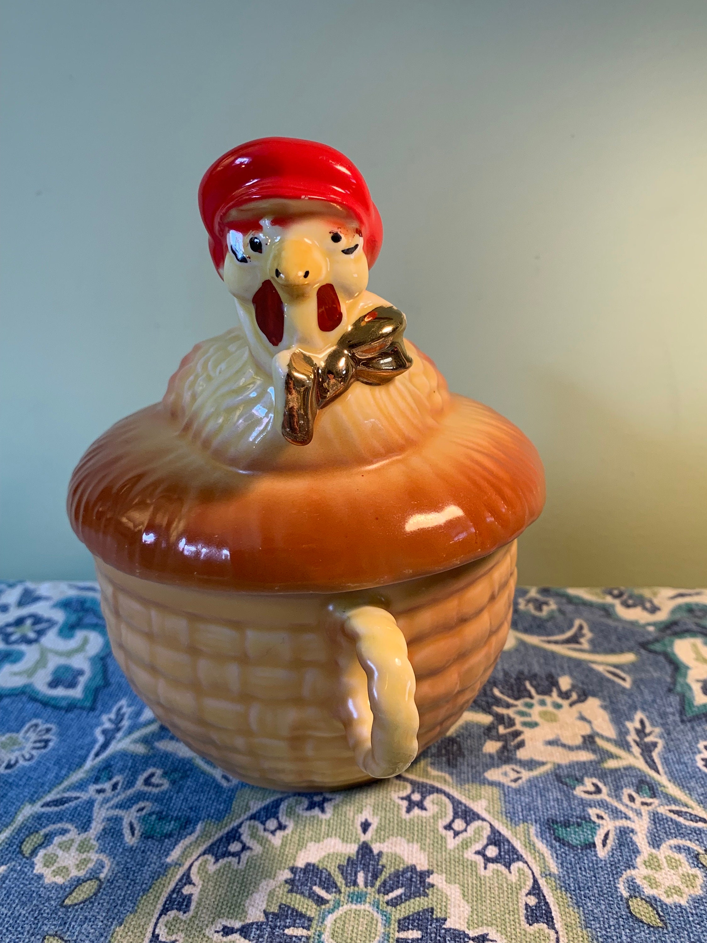 VTG Sugar Pot Hen on Nest Old Macdonald's Farm Series - Etsy