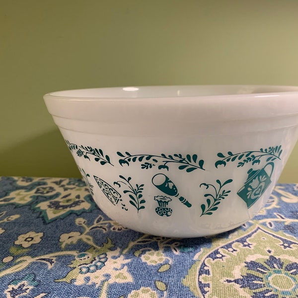 Milk Glass Kitchen Aid Mixing Bowl - Etsy Milk Glass Kitchen Aid Mixing Bowl - Etsy