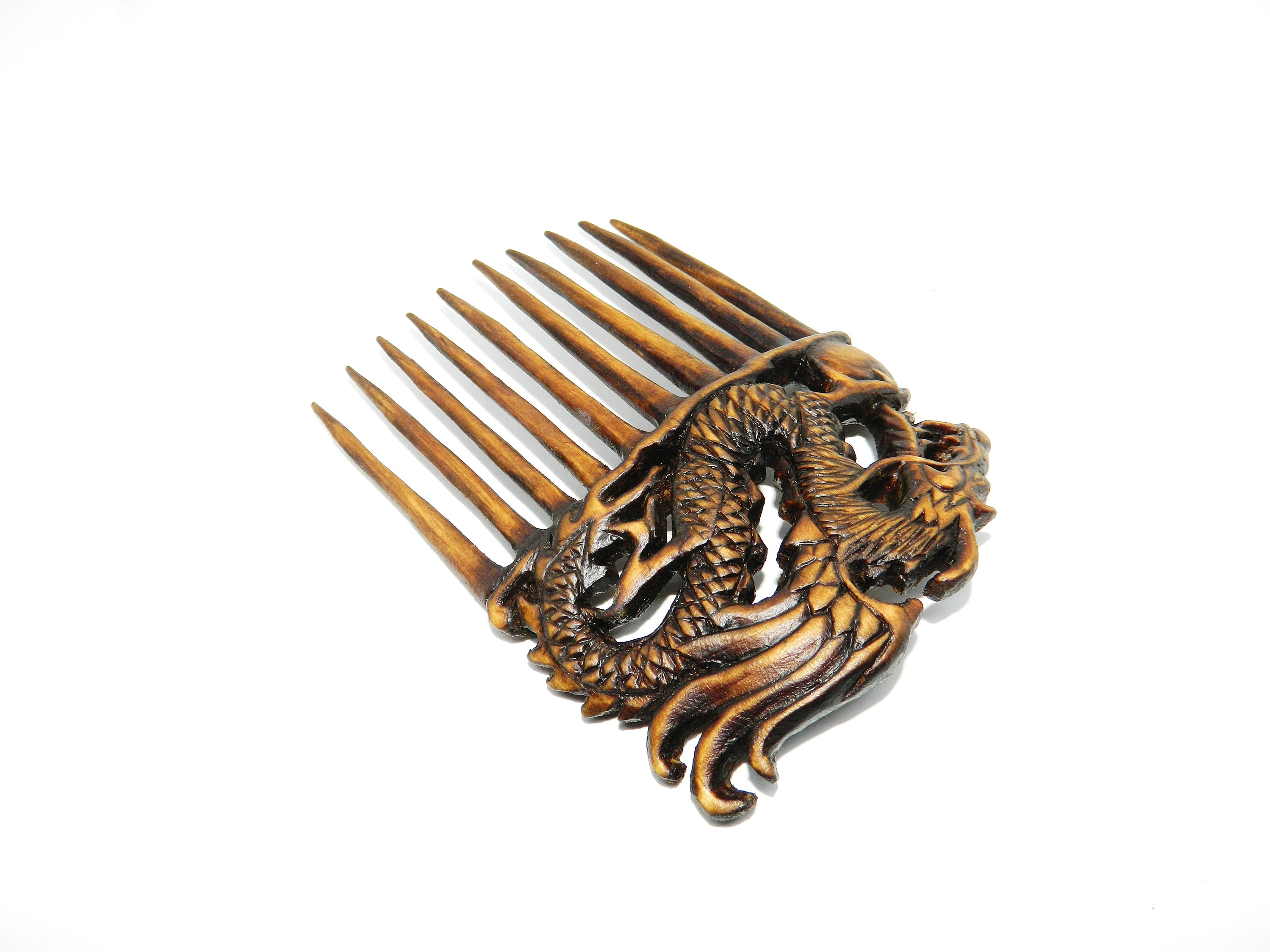 Dragon Hair Comb a Wooden Product a Stylish Accessory a - Etsy Canada