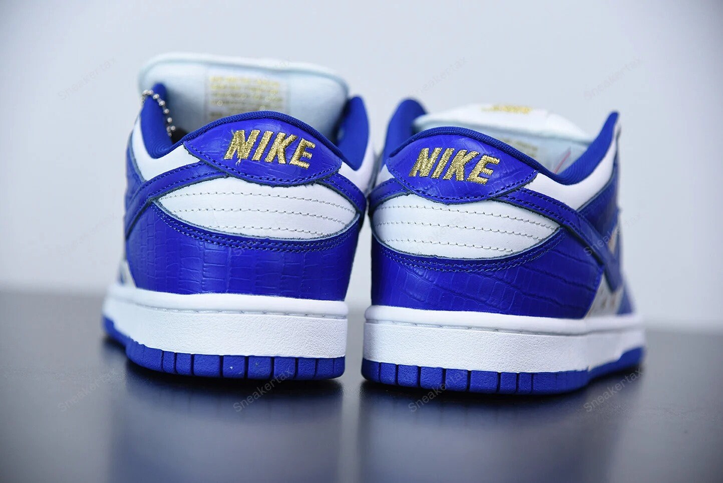 Dunk Low Stars White/metallic Gold-hyper Blue for Sale - Etsy