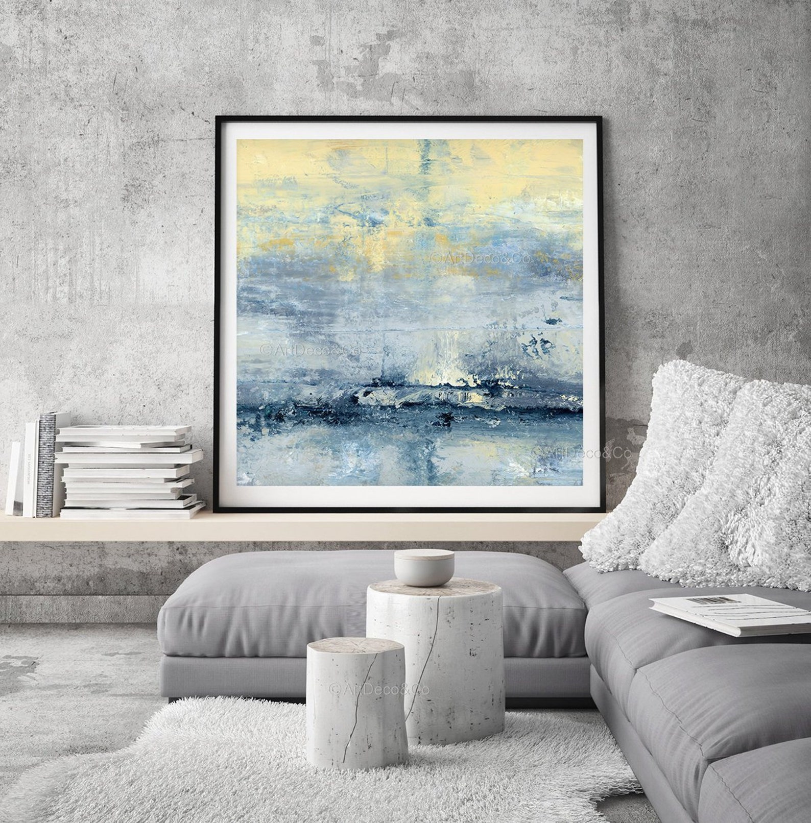 Abstract Square PRINT Extra Large Fine Art Giclee Acrylic Wall | Etsy