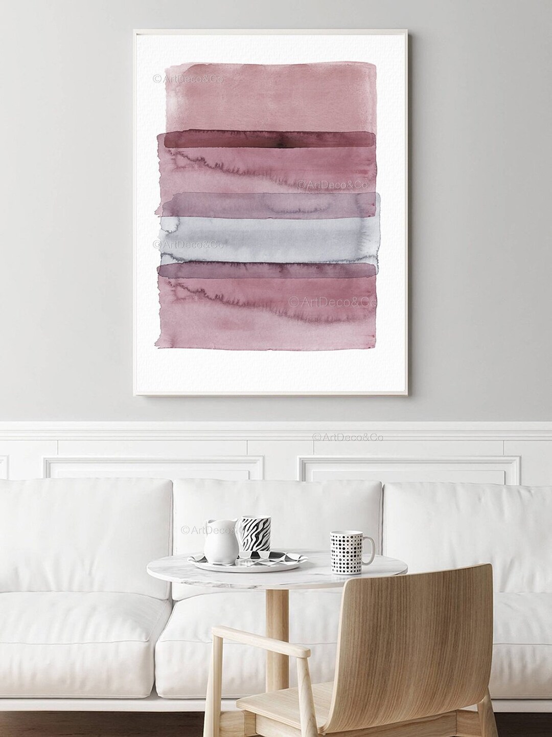Watercolor Minimalist Abstract Painting Giclee of MY OWN - Etsy