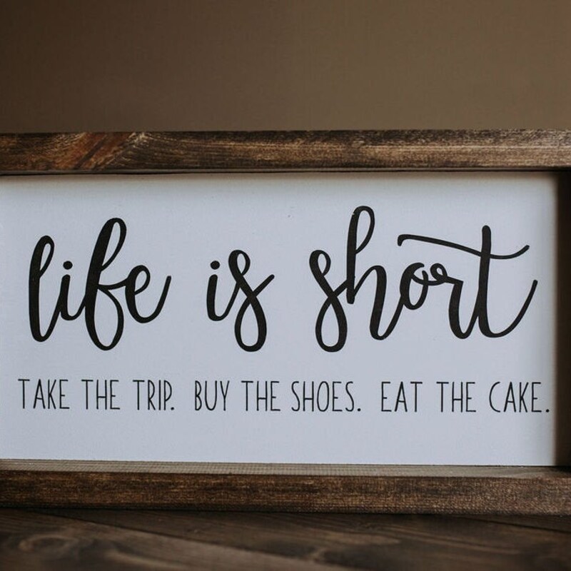 Life is Short - Etsy