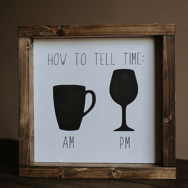 Am Pm Sign - Etsy