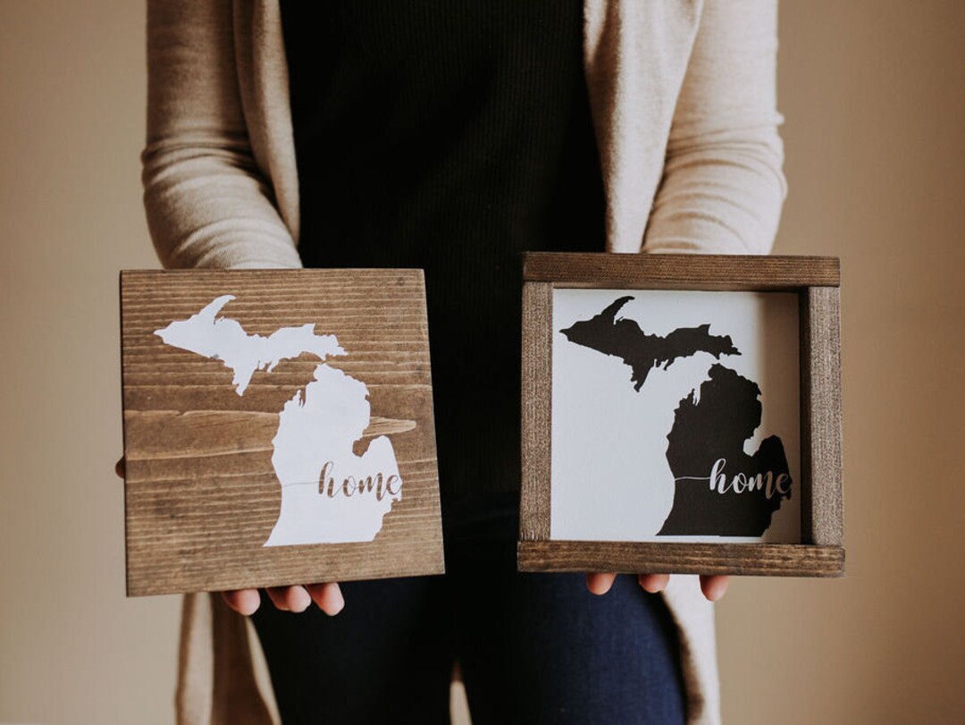 Michigan Signs / Michigan Decor / Home Decor / Great Lake State ...