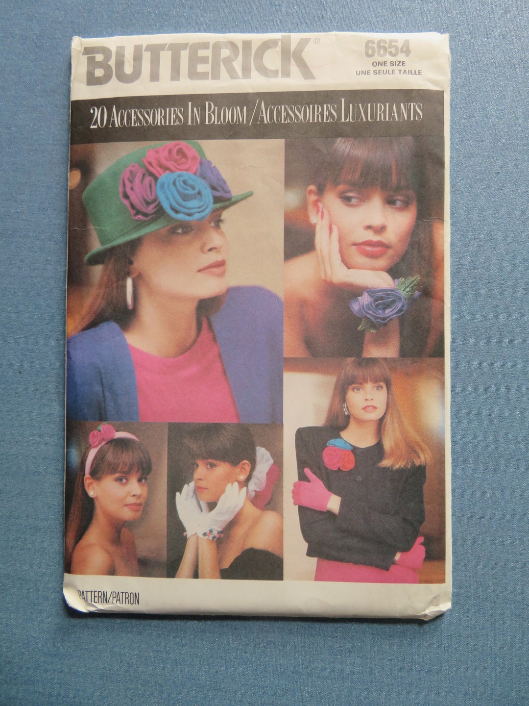 Butterick 6654 20 Accessories in Bloom - UNCUT Pattern - Etsy