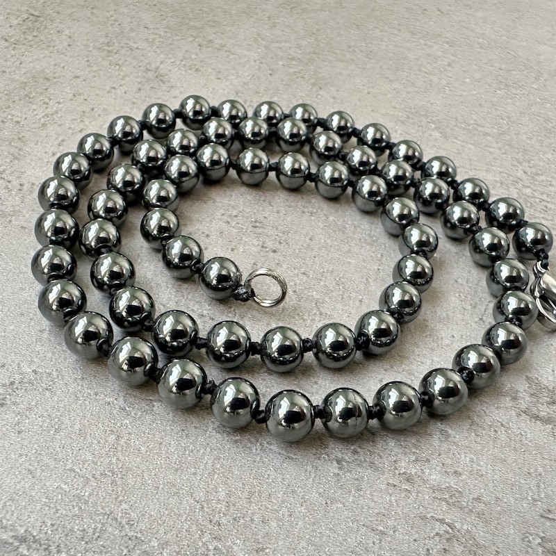 Hematite Necklaces - Etsy