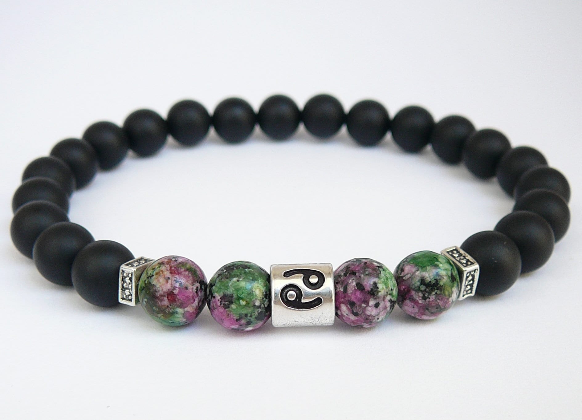 Cancer Bracelets Cancer Zodiac Bracelet Mens Womens July Birthstone ...