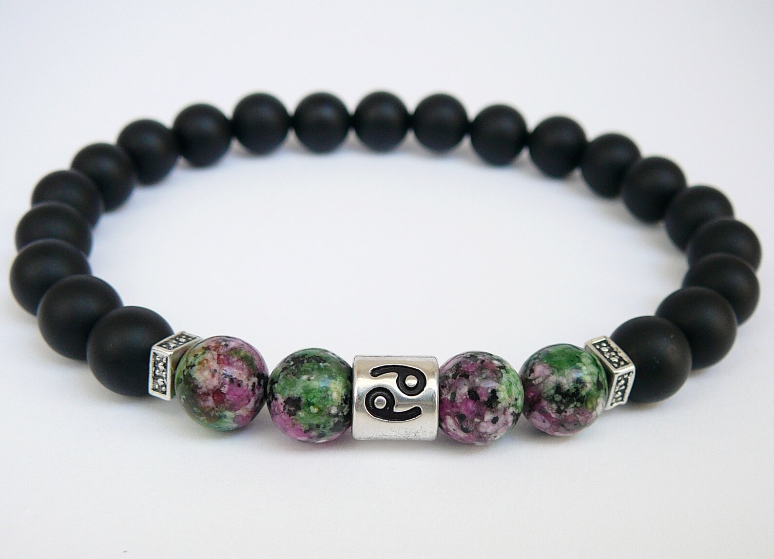 Cancer Bracelets Cancer Zodiac Bracelet Mens Womens July Birthstone ...