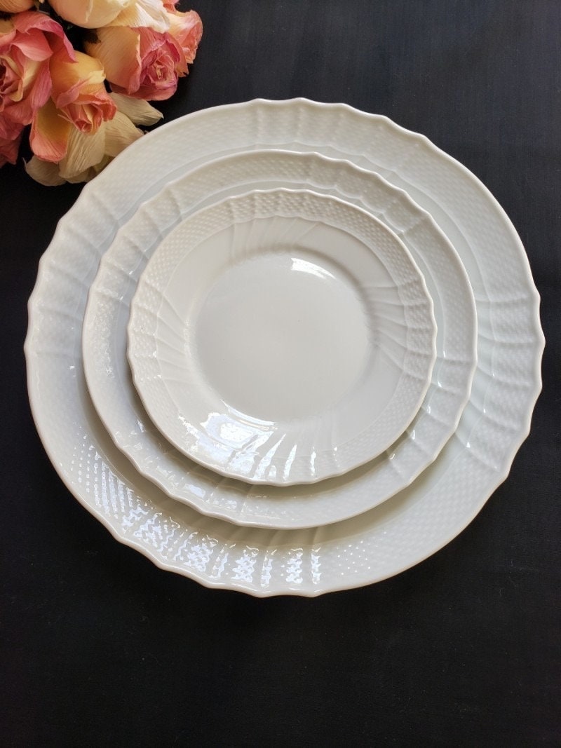 Gucci Vecchio Ginori Bianco White Porcelain Dinner Set: Bread and ...