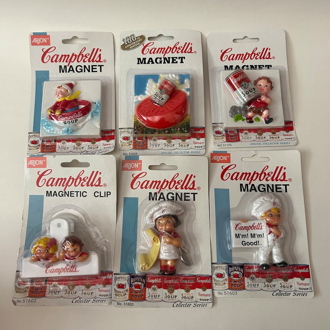 Vintage 1990s Campbell’s Soup Refrigerator Magnets - Etsy