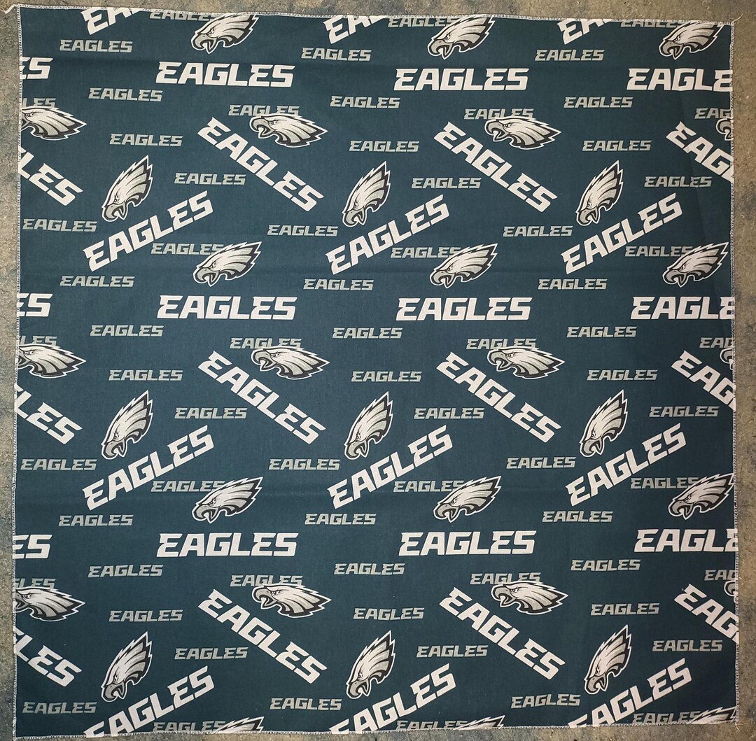NFL Philadelphia EAGLES Logo Head Bandana or "cheering Cloth" 2 Sizes ...